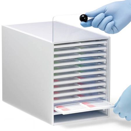 Benchtop Slide Tray Storage Cabinet Slide Storage Trays for ML2539 - 7 ...