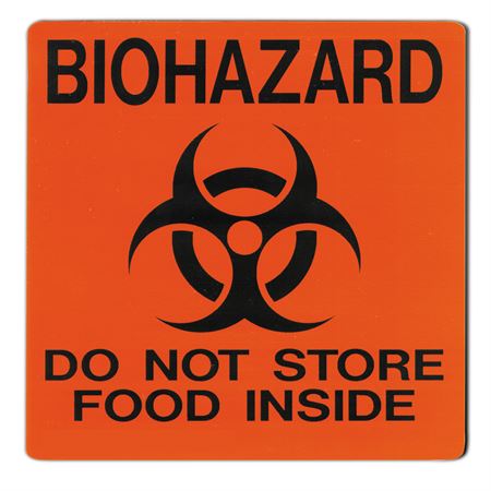 Biohazard Magnet Biohazard Magnet - 5"W x 5"H — Grayline Medical
