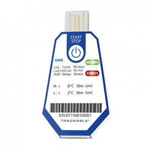 Control Company Traceable Single-Use Data Loggers - LOGGER, DATA, 90 D ...