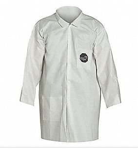 DuPont ProShield 60 Lab Coats - ProShield 60 Lab Coat, White, Size S ...