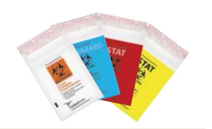 Cardinal Health Zip Specimen Transp Bags w/Biohazrd Logo - DBD-BAG, ST ...