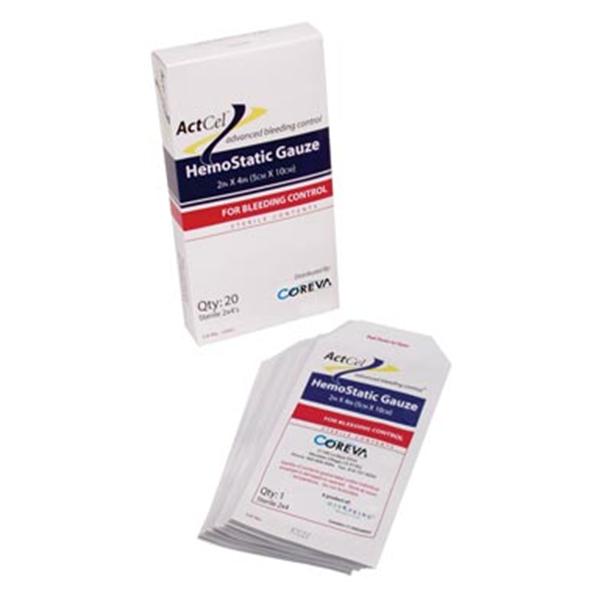 Coreva Health Science ActCel Hemostatic Gauze - GAUZE, CELLULOSE, HEMO ...