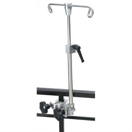 Clamp-On IV Pole Clamp-On I.V. Pole - 15-26"L x 11.5"W — Grayline Medical