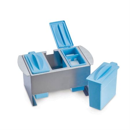 Staining Dippers All Plastic Dippers - Each holds 25 Slides - 3.625"L ...