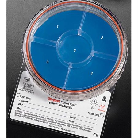 CoreDish Biopsy Containers 5-Compartment — Grayline Medical