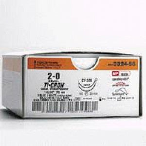Medtronic TiCron Sutures - Ti-Cron Suture, Blue / White, Size 2/0, 10 ...