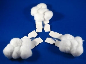 Sartorius Sterile Strung X-ray Detectable Cotton Balls - Strung Cotton ...