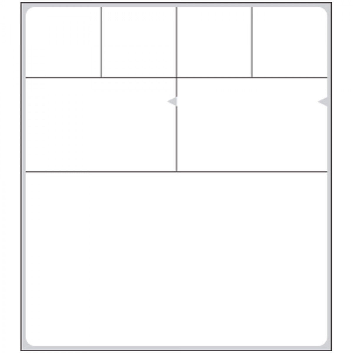 V-Notch Label Cerner Direct Thermal Ir Paper Permanent 3" Core 4" X 4 ...