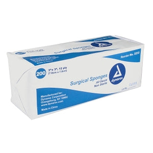 Teleflex Medical Nonsterile Gauze Sponges - Gauze Sponge, Nonsterile ...