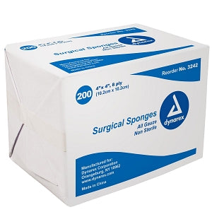 Teleflex Medical Nonsterile Gauze Sponges - Gauze Sponge, Nonsterile ...