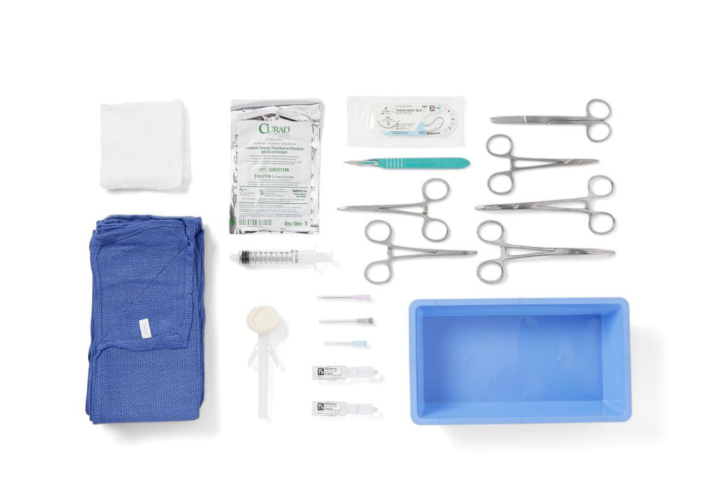 Chest Tube Tray with COMFORT LOOP Instruments — Grayline Medical