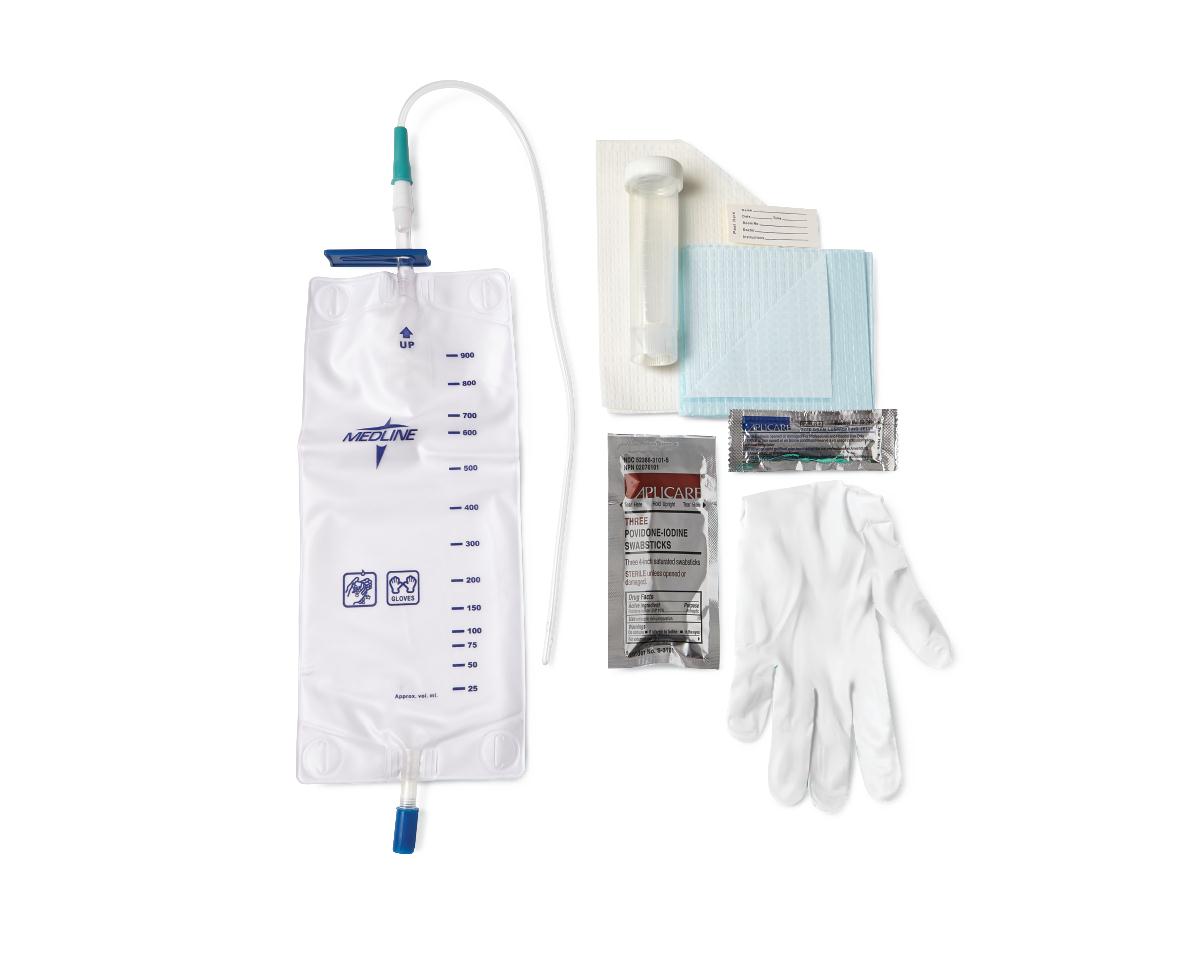 Pre-Connected Vinyl Intermittent Catheter Trays — Grayline Medical