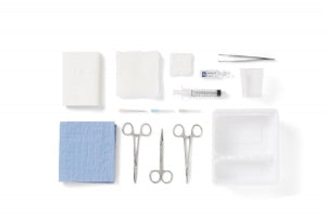 Medline Laceration Trays with Floor-Grade Instruments - Laceration Tra ...
