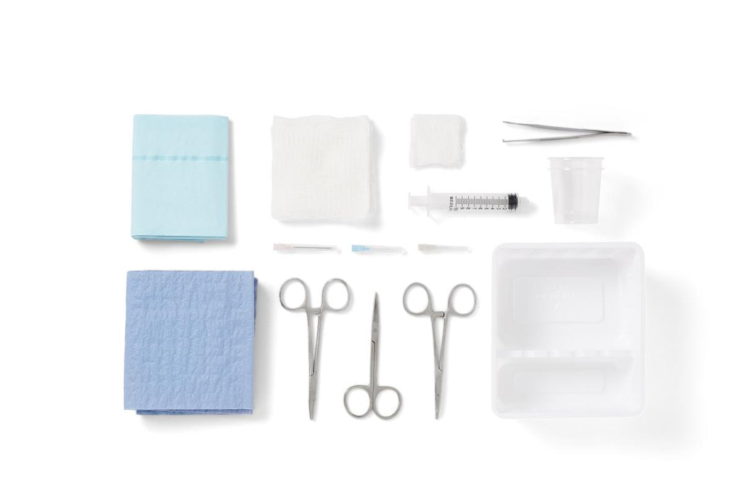 Laceration Trays with Satin Instruments — Grayline Medical