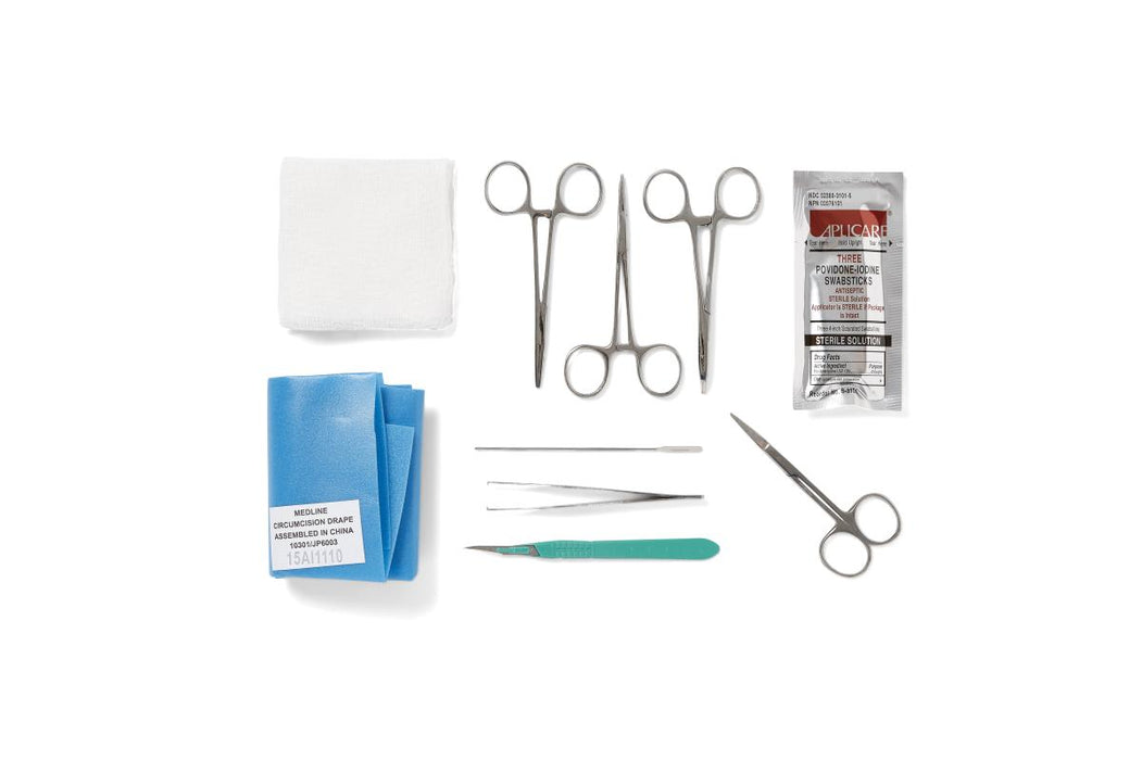 Circumcision Tray with COMFORT LOOP Instruments — Grayline Medical