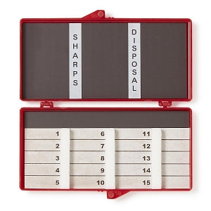 Medline Foam Strip Needle Counters with Magnet - Foam Strips Needle Co ...