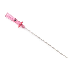 Medline Standard Angiography Introducer Needles, 18G - Pink Hub 18G x ...