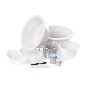 Medline Sure Set Double Basin Surgical Trays - Sure Set Double-Basin T ...