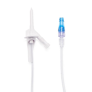 Medline Vented Short Spikes - Contrast Transfer Set 20" Sosa Spike Swa ...