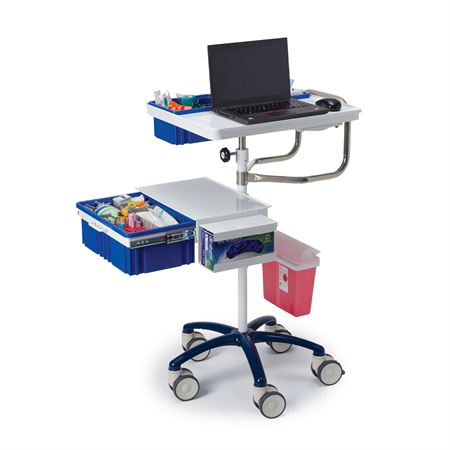 Electronic Charting Titan Draw Cart with Auto Lift Deluxe - 30"W x 24 ...