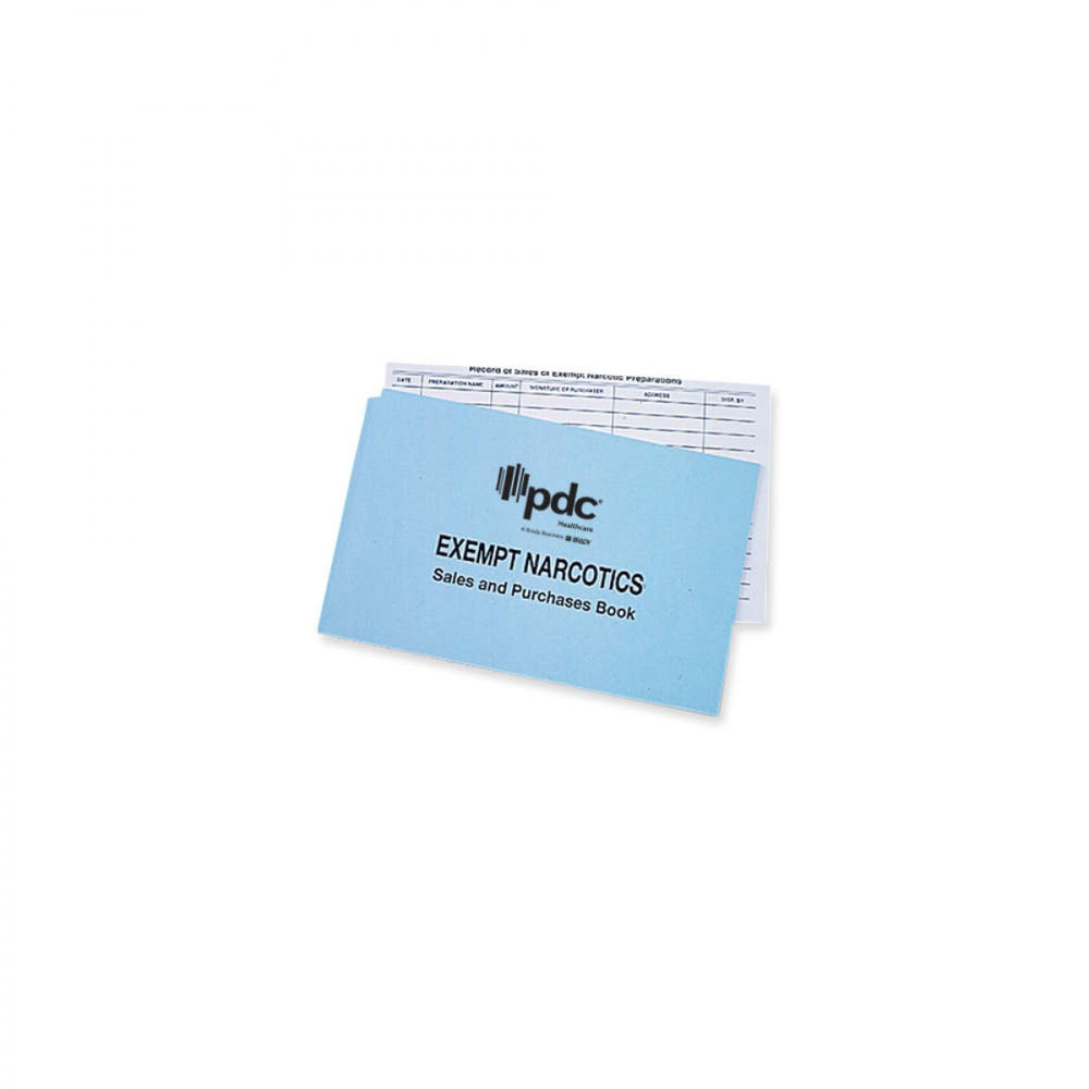 Exempt Narcotic Register Paper Log 5 1/2" X 8 1/2" - 1 Each — Grayline ...