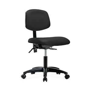 Ecom Seating Vinyl Low Chairs - VINYL LOW CH - CH BASE, CSTRS, BLK - V ...