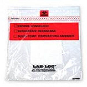 Elkay Plastics Lab Loc Biohazard Specimen Bags - Lab Loc Resealable Sp ...