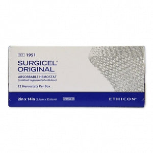 Ethicon Surgicel Absorbable Hemostat - HEMOSTAT, ABSORBABLE, SURGI, ST ...