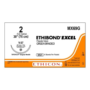 Ethicon Ethibond-Excel Sutures - SUTURE, ETHIBOND-EXCEL, GRN, 2, 4-30 ...