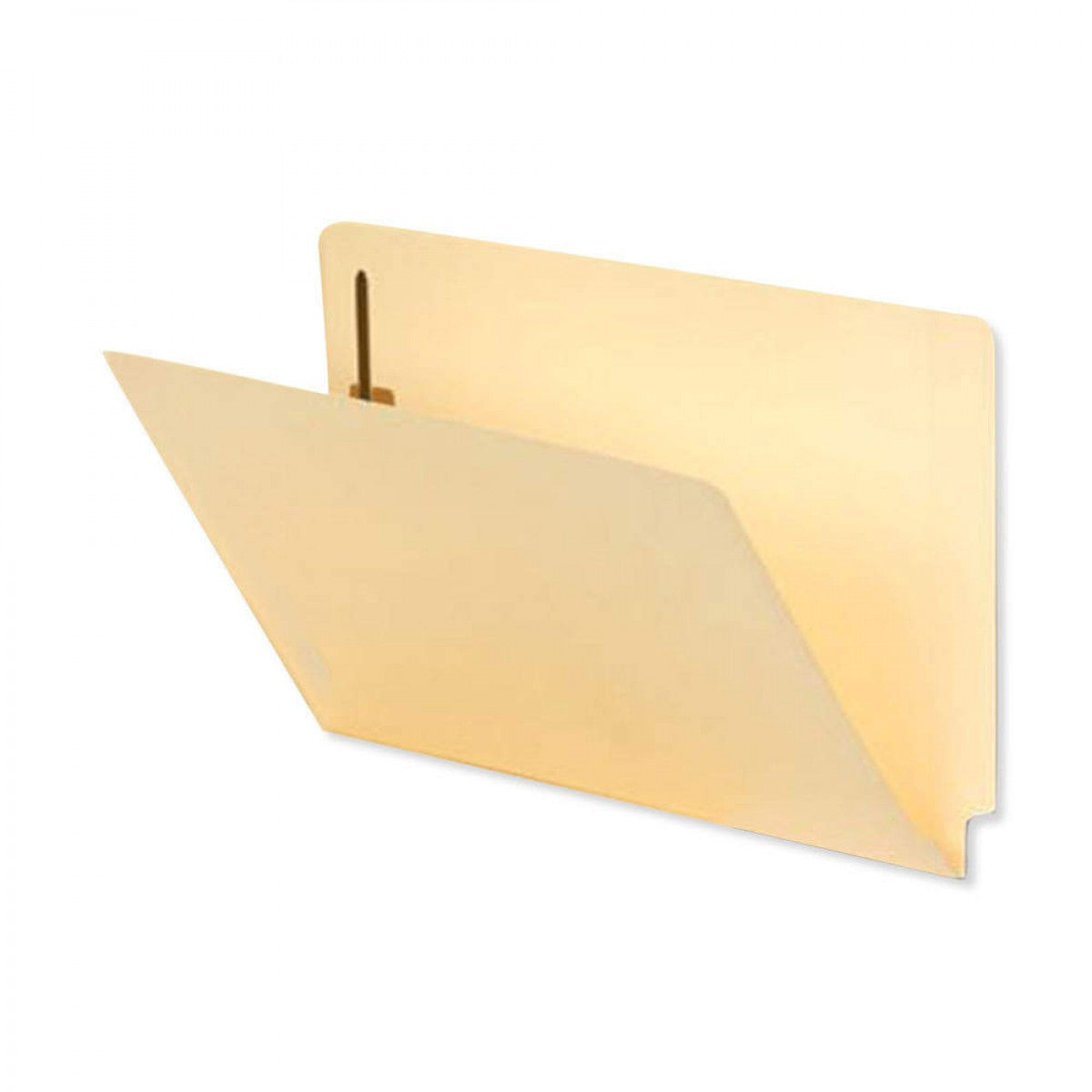 End Tab Folder Fas# 1&3 14Pt Manila Full Pocket On Left Side 12-3/8"X9 ...