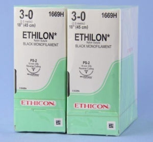 Ethicon Precision Point Nonabsorbable Nylon Surgical Monofilament Sutu ...