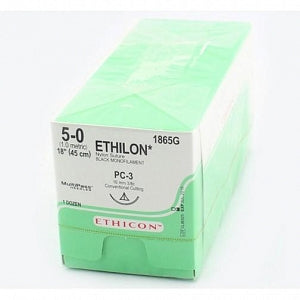 Ethicon Precision Cosmetic Ethilon Nonabsorbable Sutures - Pliabilized ...