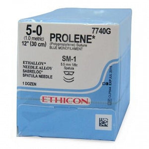 Ethicon Sabreloc Spatula Prolene Non-Absorbable Sutures - SUTURE, PROL — Grayline Medical