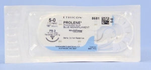 Ethicon Precision Point Prolene Nonabsorbable Sutures - Blue Single Ar — Grayline Medical