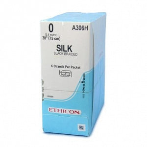 Ethicon Perma-Hand Silk Sutures - Perma-Hand Suture, Black Braided, Si ...