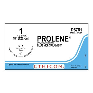 Ethicon Prolene Blue Needled Sutures - SUTURE, PROLENE, 48", 1 BLU, MO ...