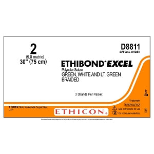 Ethicon Ethibond-Excel Sutures - Ethibond Excel Suture, Green and Whit ...