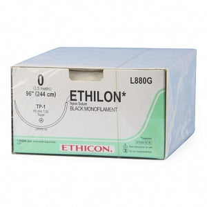 Ethicon Ethilon Taper Point Sutures - Ethilon Monofilament Suture, Bla ...