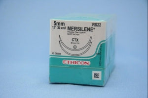 Ethicon Taper Point Mersilene Sutures - Mersilene Woven Suture, 12", W ...