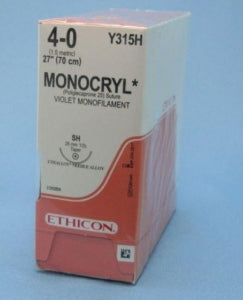 Ethicon Monocryl Absorbable Sutures - Monocryl Monofilament Suture, Vi ...