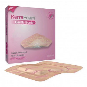 Systagenix KerraFoam 5-Layer Gentle Border Silicone Dressing - DRESSIN ...