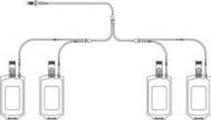 Fenwal Quadruple Transfer Pack Containers with Coupler - Quadruple Tra ...