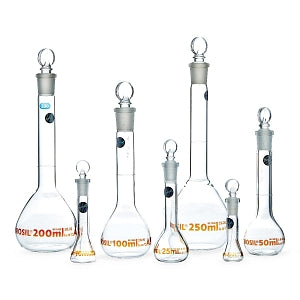 Foxx Life Sciences Borosil Clear Wide Mouth Volumetric Flasks - Borosi ...