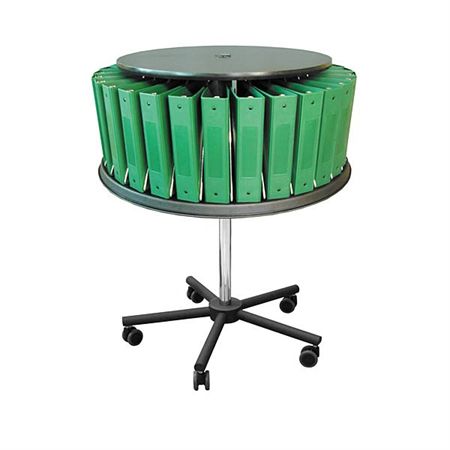 Floor Chart Carousel 30-Chart Single-Tier - 49.5"H — Grayline Medical