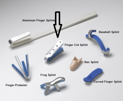 Corflex Finger Cot Splints 12 Pk | Finger Protection — Grayline Medical