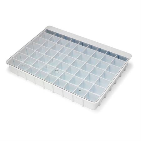 Medication Tray Full-Size with Clear Lid - 21.75"W — Grayline Medical