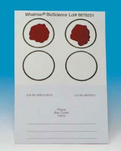 Whatman Human Blood Stain Card - CARD, BLOODSTAIN 100/PK - WB100014 ...