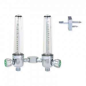 Genstar Technologies Brass Dual Oxygen Flowmeters - Oxygen Dual Flowme ...