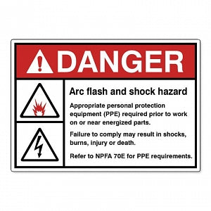 Grainger Hazard Labels - Electrical Hazard Label, 3-1/2" - 49CK52 ...