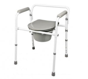 Graham-Field Steel Commodes - Medical Commode, Folding, Steel, 300 lb ...